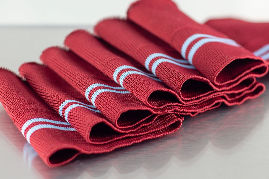 Rib knit for collars