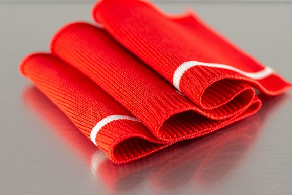 Rib knit for collars